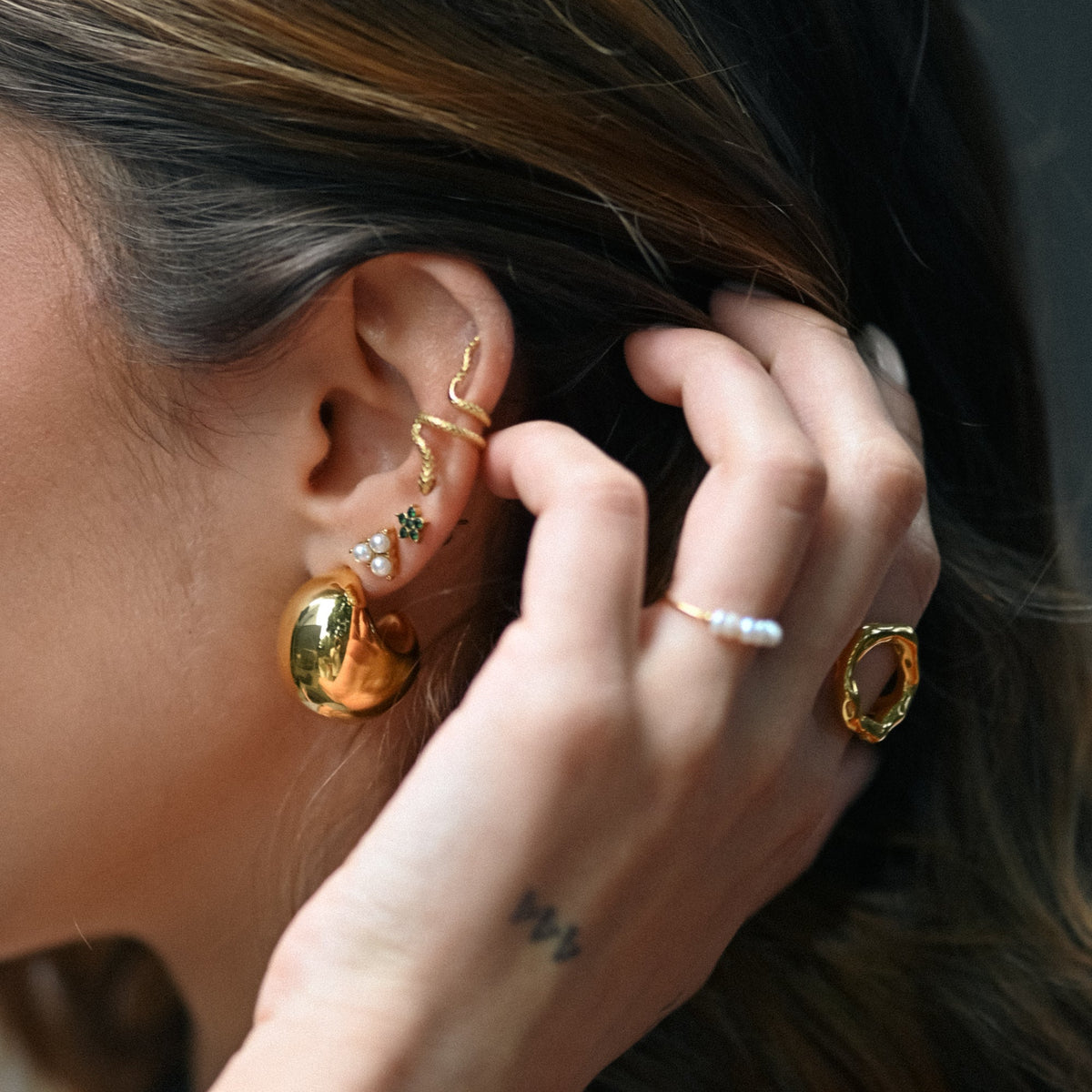 Snake Ear Cuff | Gold Ear Cuffs Australia | MILA GIRALDO